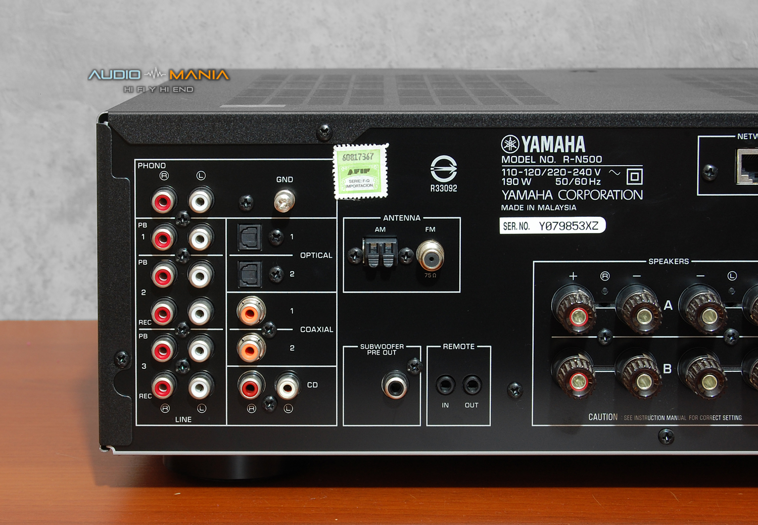 Yamaha RN 500 en Audio-Mania
